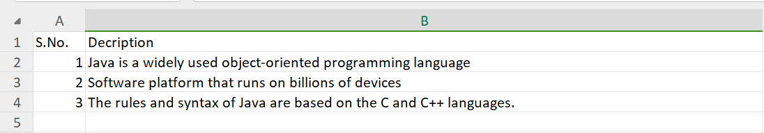 1. Set Height of a Row: